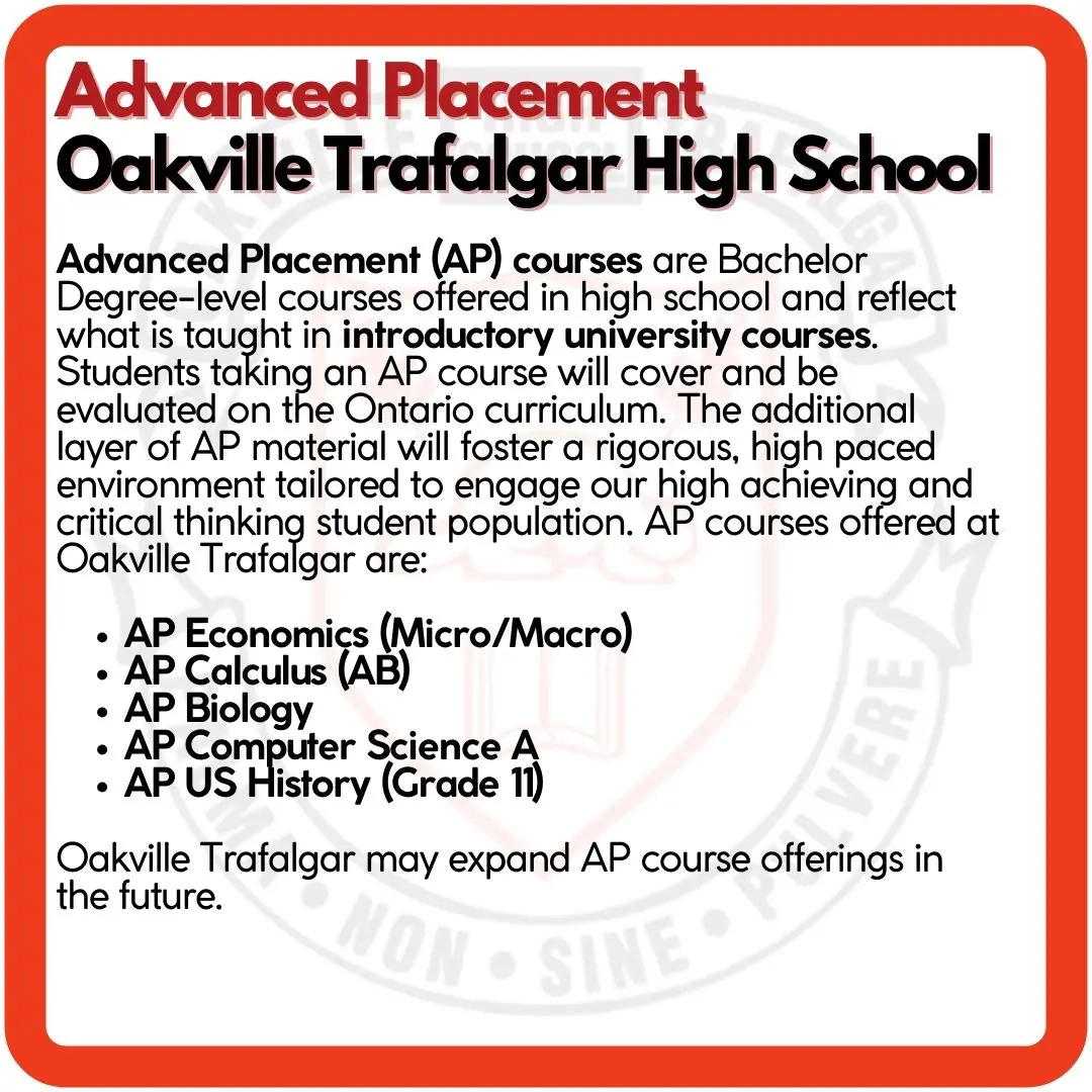 Celebrating Excellence at OTHS | Oakville Trafalgar High School ...